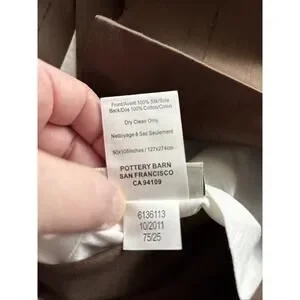 Pottery Barn | Accents | Pottery Barn 2 Silk Dupioni Drape Curtain 8 ...